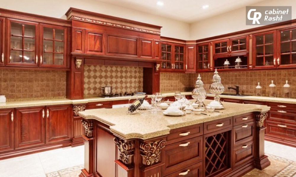 طراحی و اجرای کابینت کلاسیک در رشت و گیلان